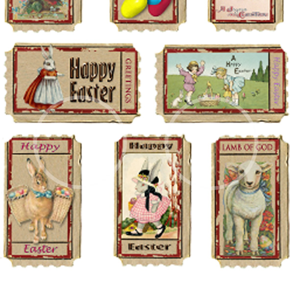 Printable Easter Tickets on Luulla